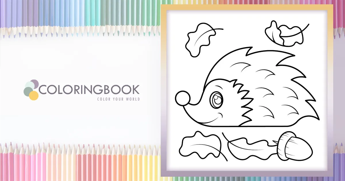 Hedgehog – Coloringbook.pics