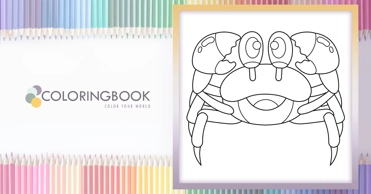 Crab – Coloringbook.pics