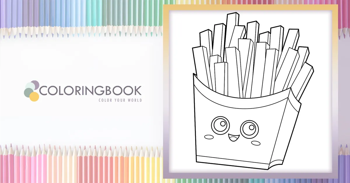 Potato Fries – Coloringbook.pics