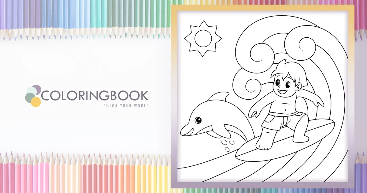 Surfer – Coloringbook.pics