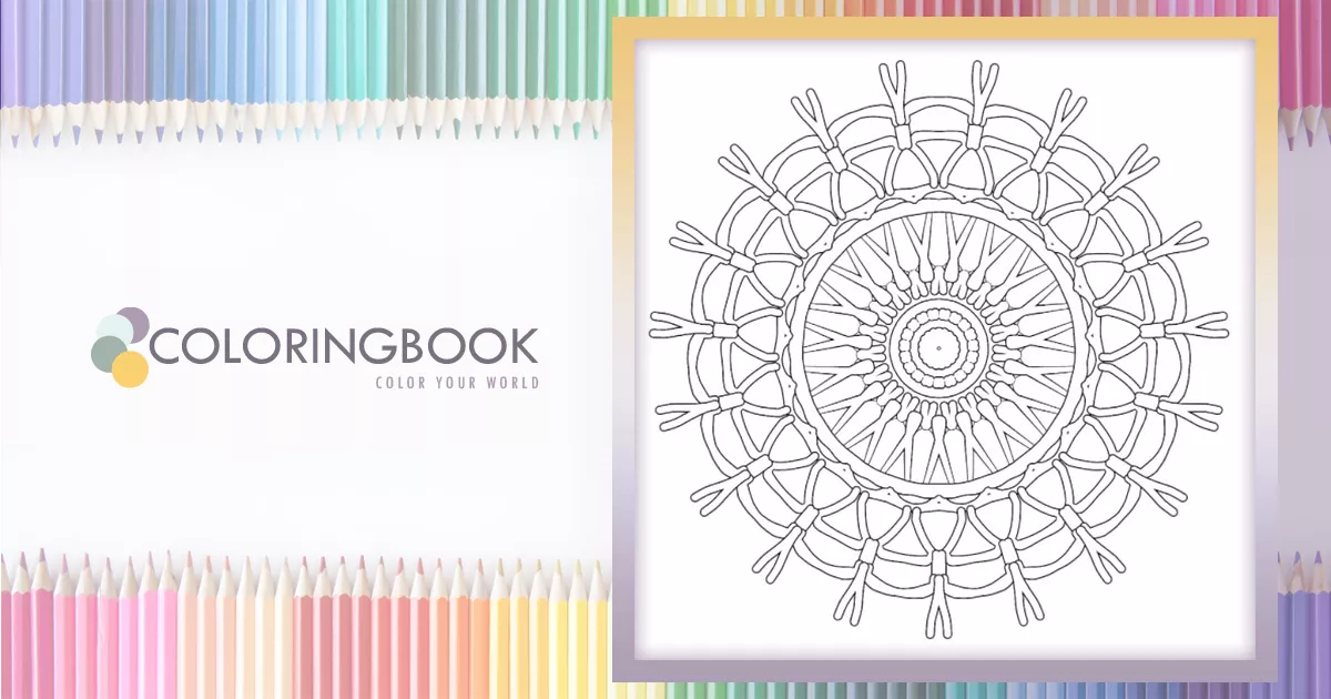 Anti-stress coloring page – Coloringbook.pics