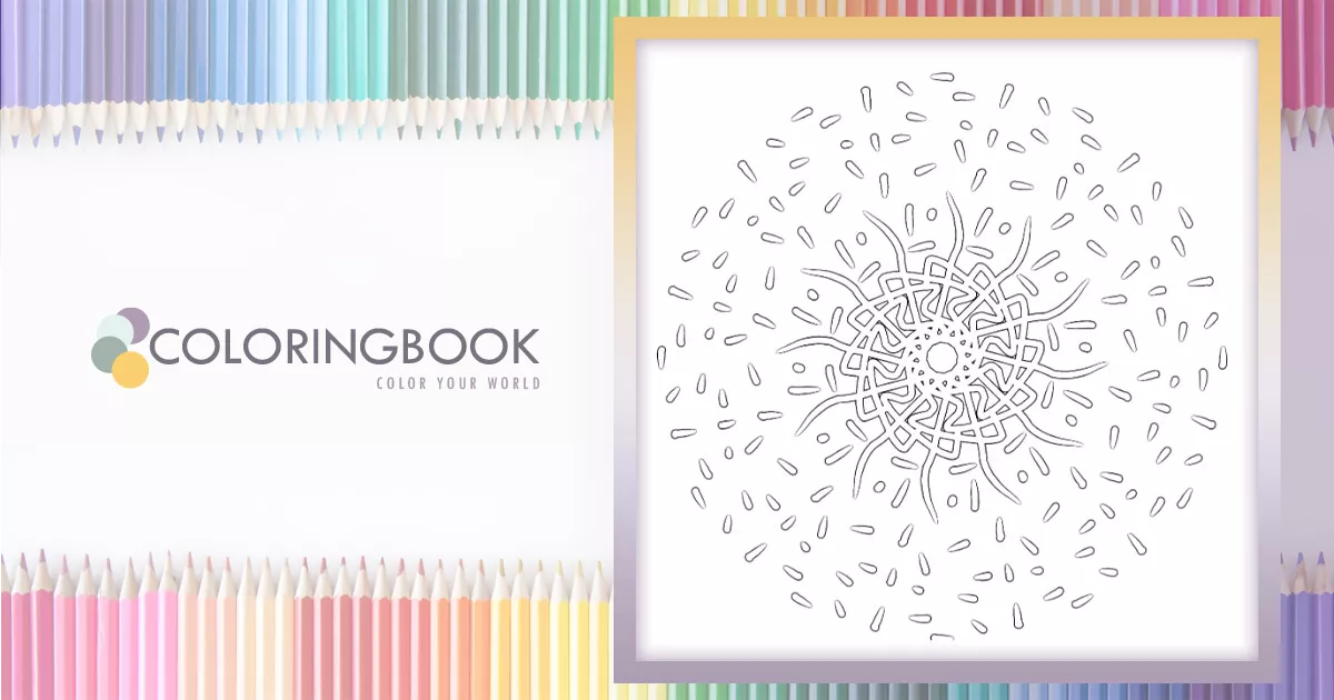 Anti-stress coloring page – Coloringbook.pics