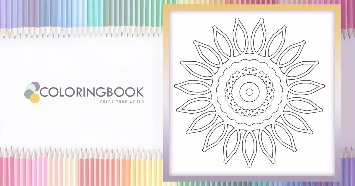 Anti-stress coloring page – Coloringbook.pics