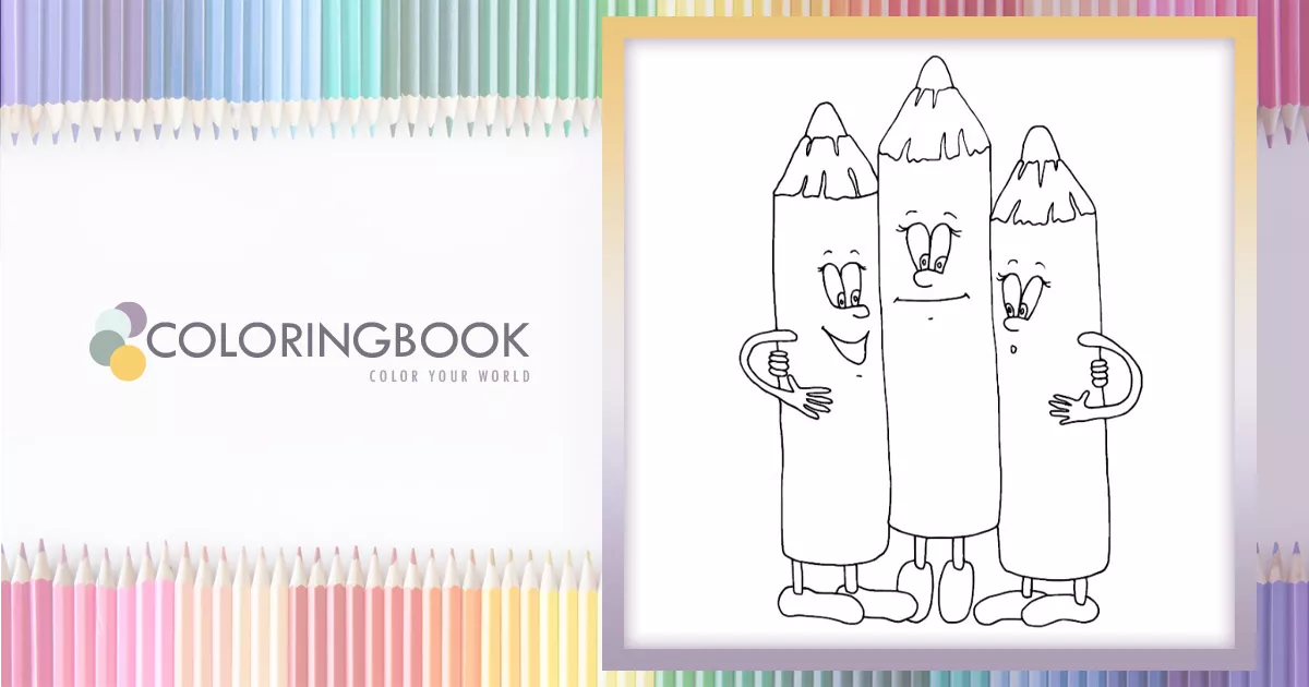 Pencils – Coloringbook.pics