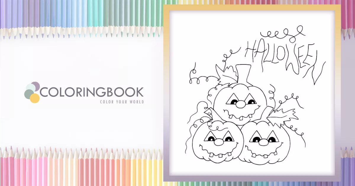Halloween pumpkins – Coloringbook.pics