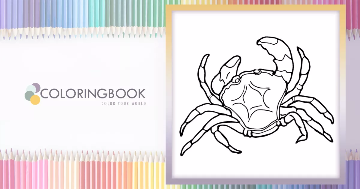 Crab – Coloringbook.pics