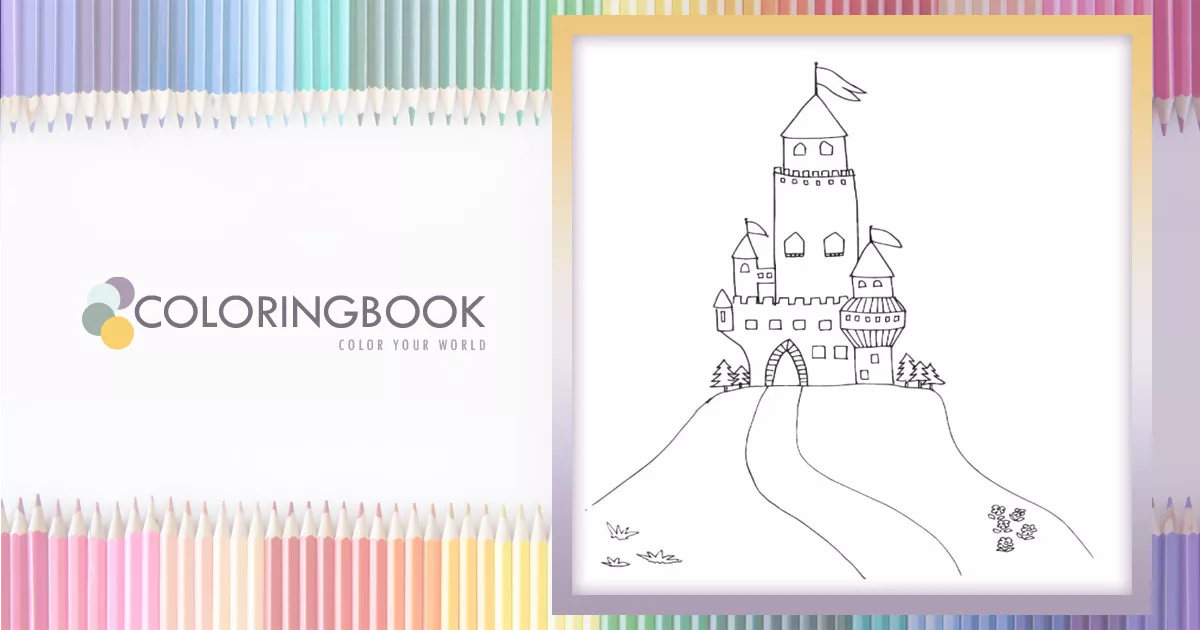 Royal castle – Coloringbook.pics