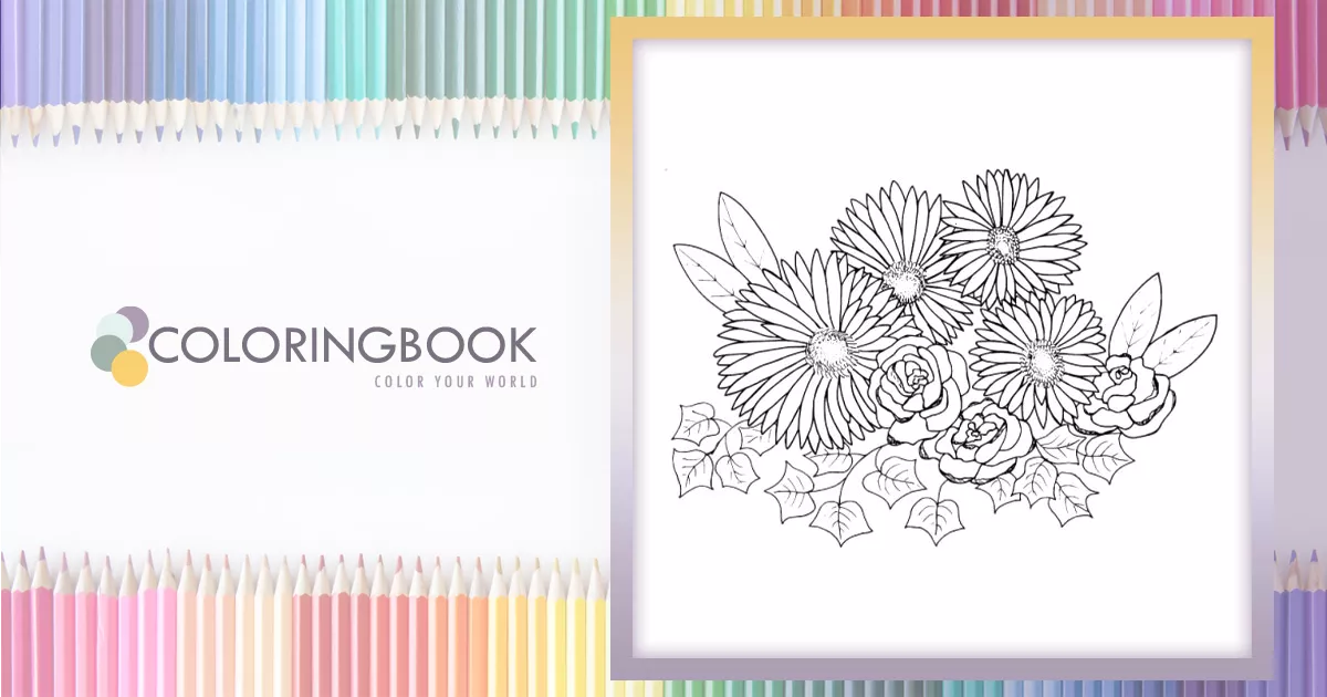 Flowers – Coloringbook.pics