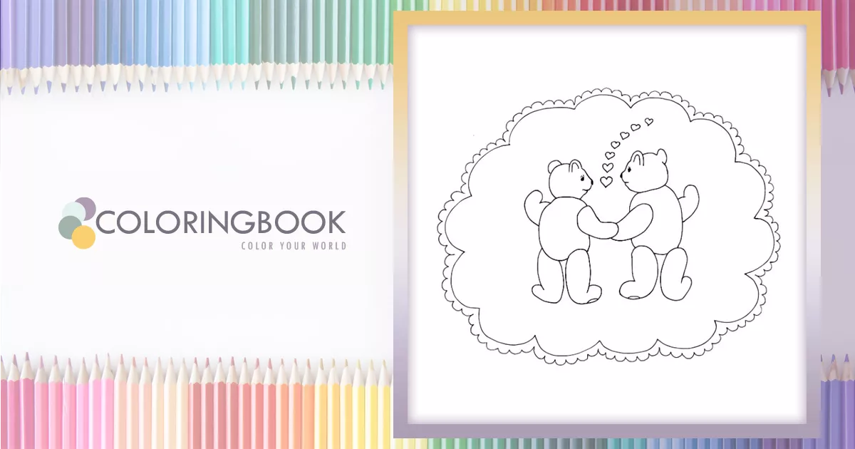 Teddy bears – Coloringbook.pics