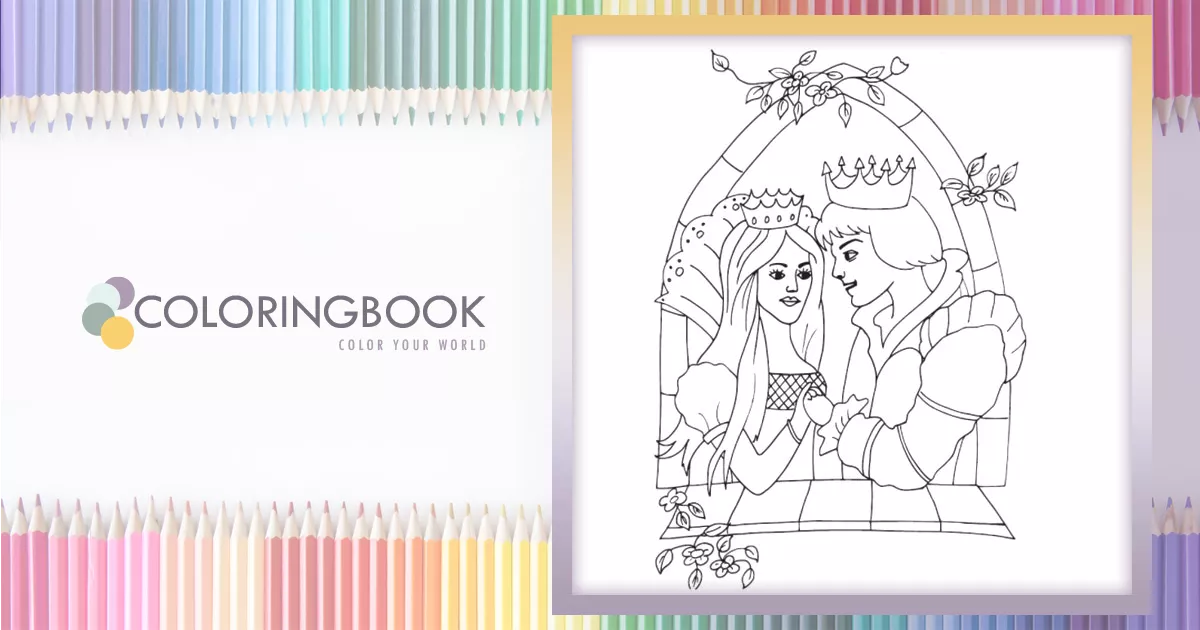 Prince and princess – Coloringbook.pics