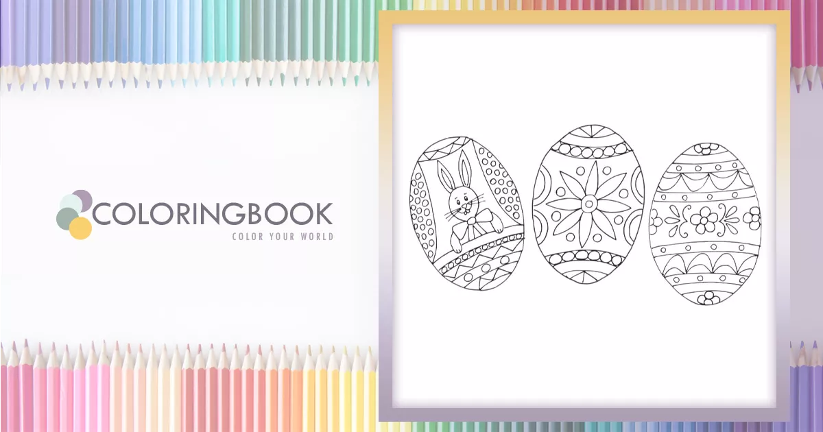 Easter eggs – Coloringbook.pics